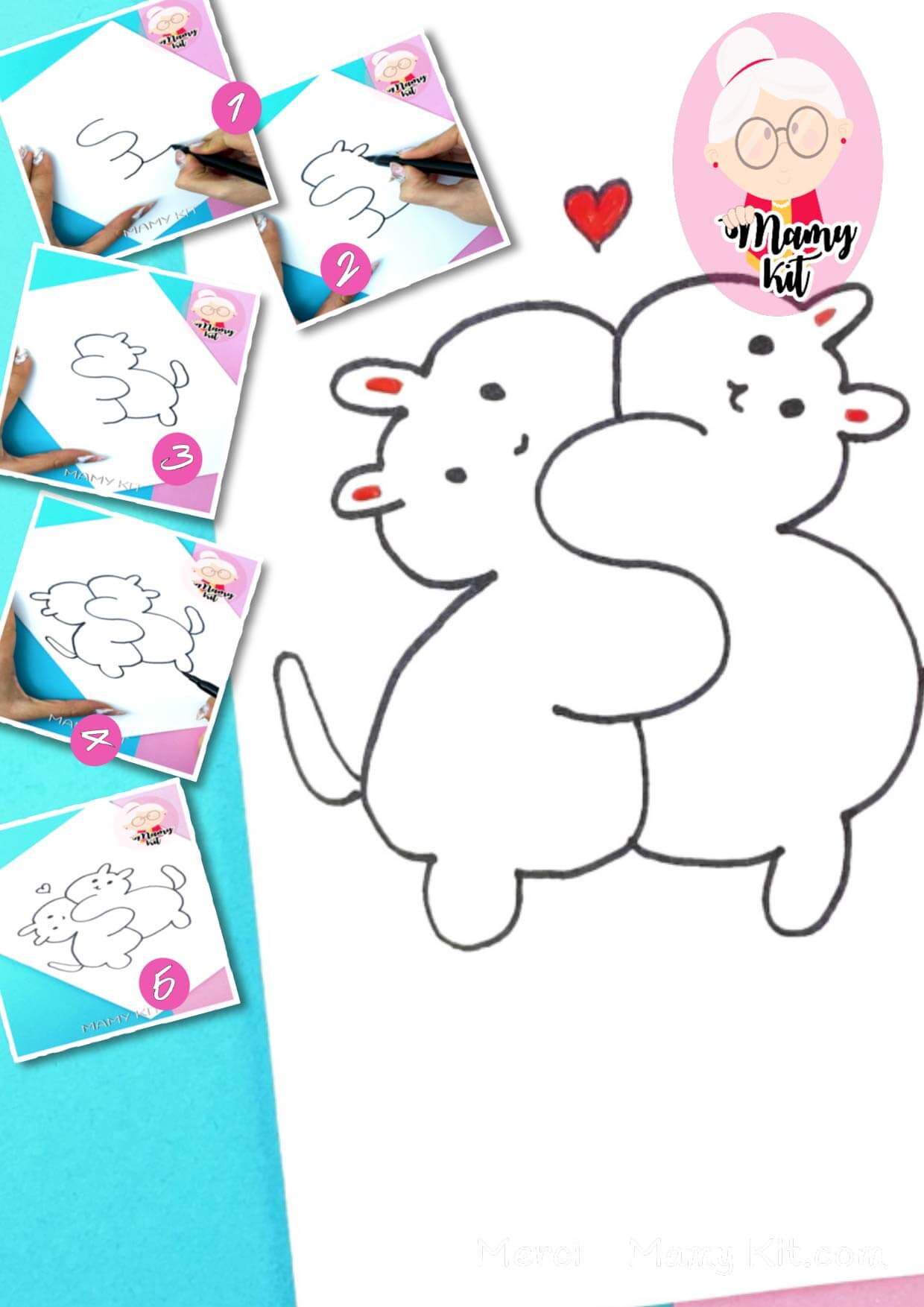 Comment faire un Dessin facile et rapide - Mamykit