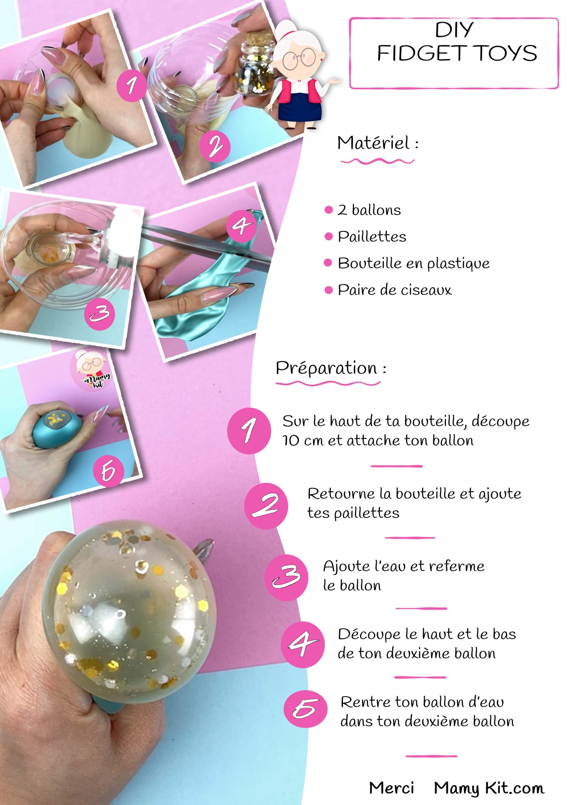 DIY Fidget Balloons - Mamykit