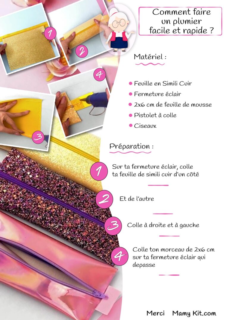 Comment faire un plumier ? - Mamykit